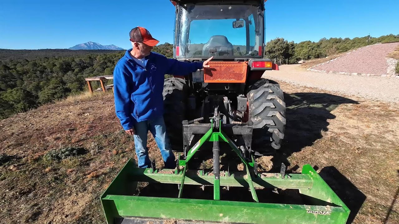 Storage box for Kubota cab tractor L3560 - YouTube