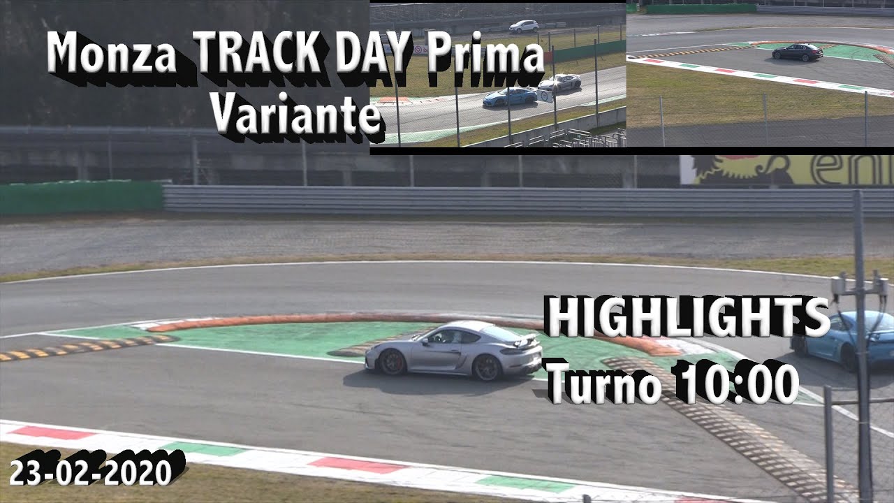 TRACK DAY Monza circuit ENI Highlights prima variante 23-02-2020 ...