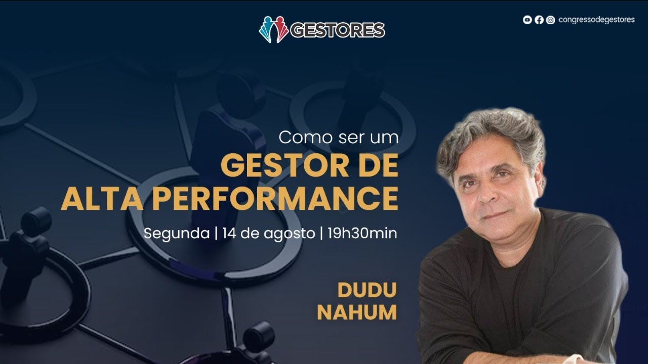 LIVE: Como ser um gestor de alta performance - YouTube