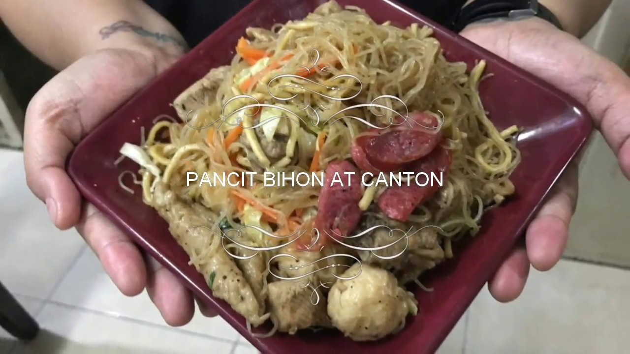How to cook pancit bihon-canton guisado - YouTube