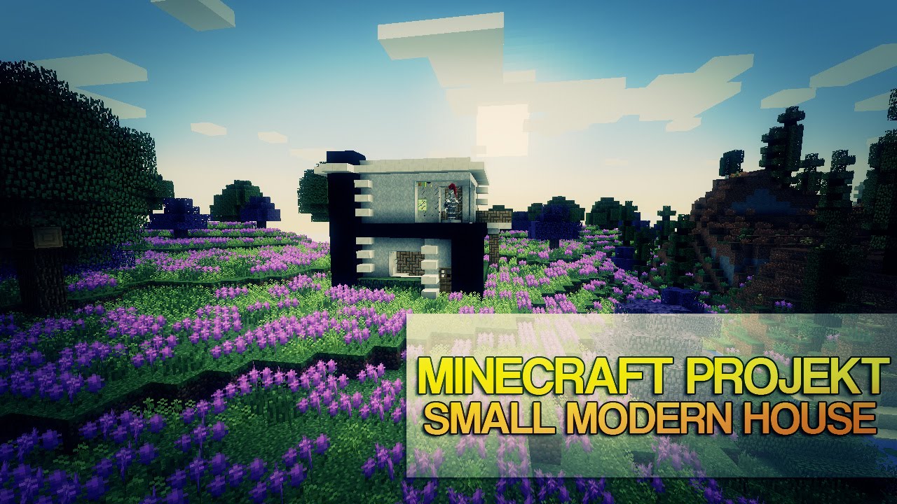 Minecraft Modern House | Mały dom w stylu modern | Projekt! - YouTube