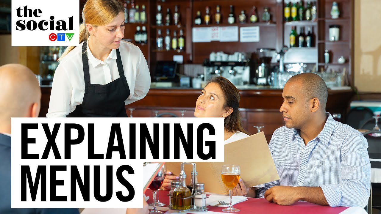 Restaurants need to stop explaining their menus | The Social - YouTube