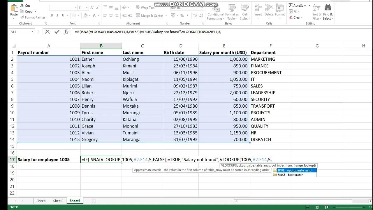 IF, ISNA, and VLOOKUP functions combined #excel #exceltutorial #exceltips #exceltricks - YouTube