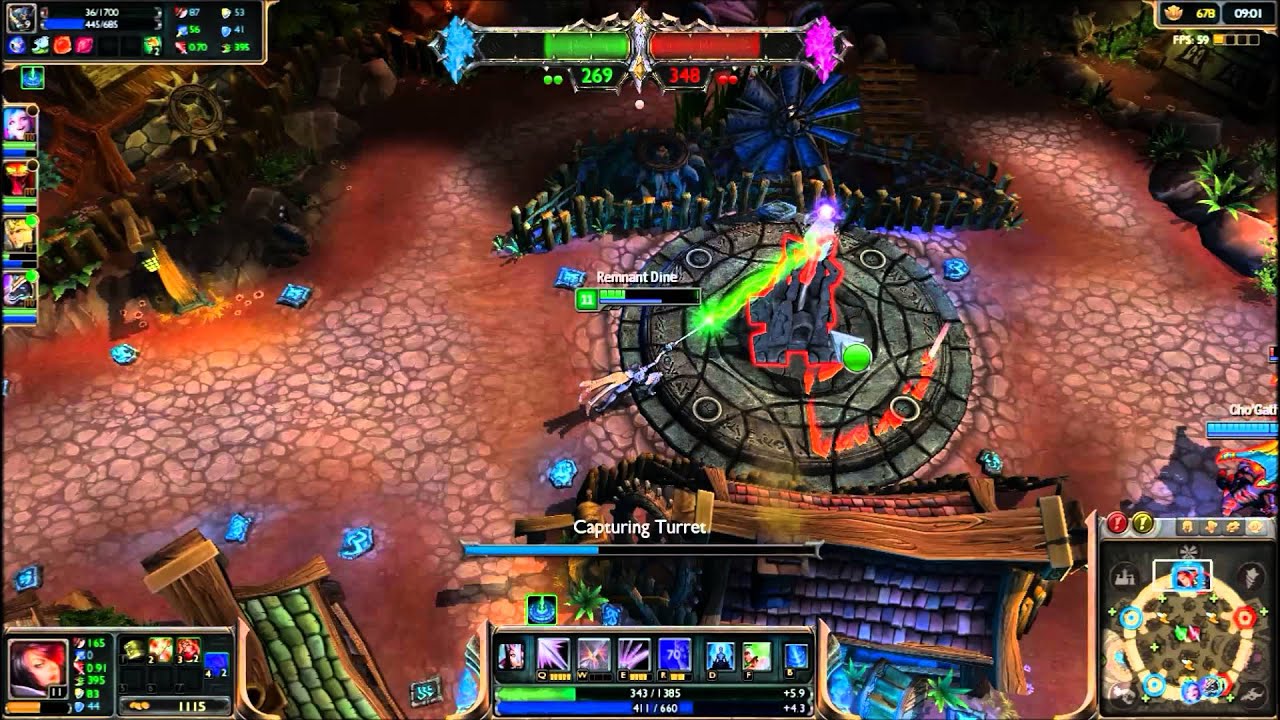 Dine and Nico Play LoL Crystal Scar (Fiora and Jinx) - YouTube