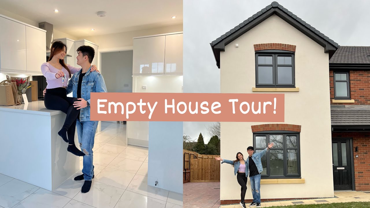 EMPTY HOUSE TOUR!! 🏠 | Our first home in the UK - YouTube