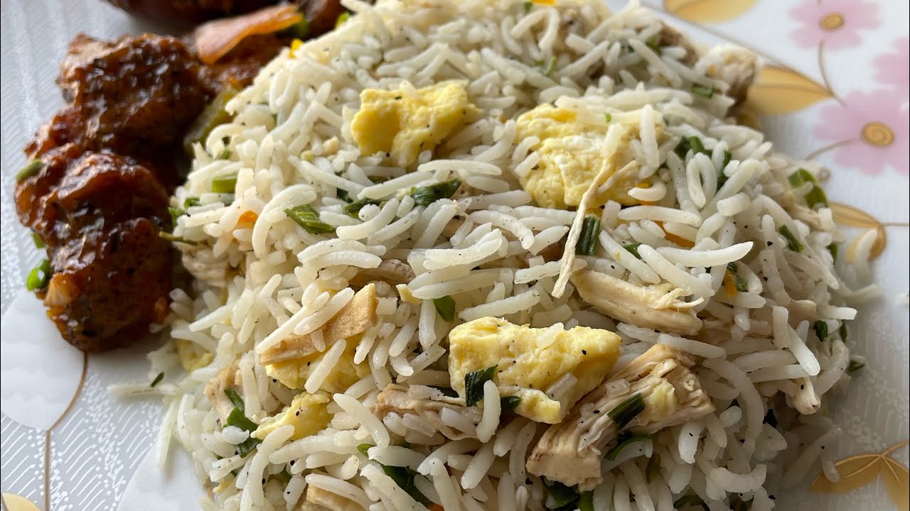 Restaurant style chicken fried rice recipe in just 10 minutes | Mudka ...