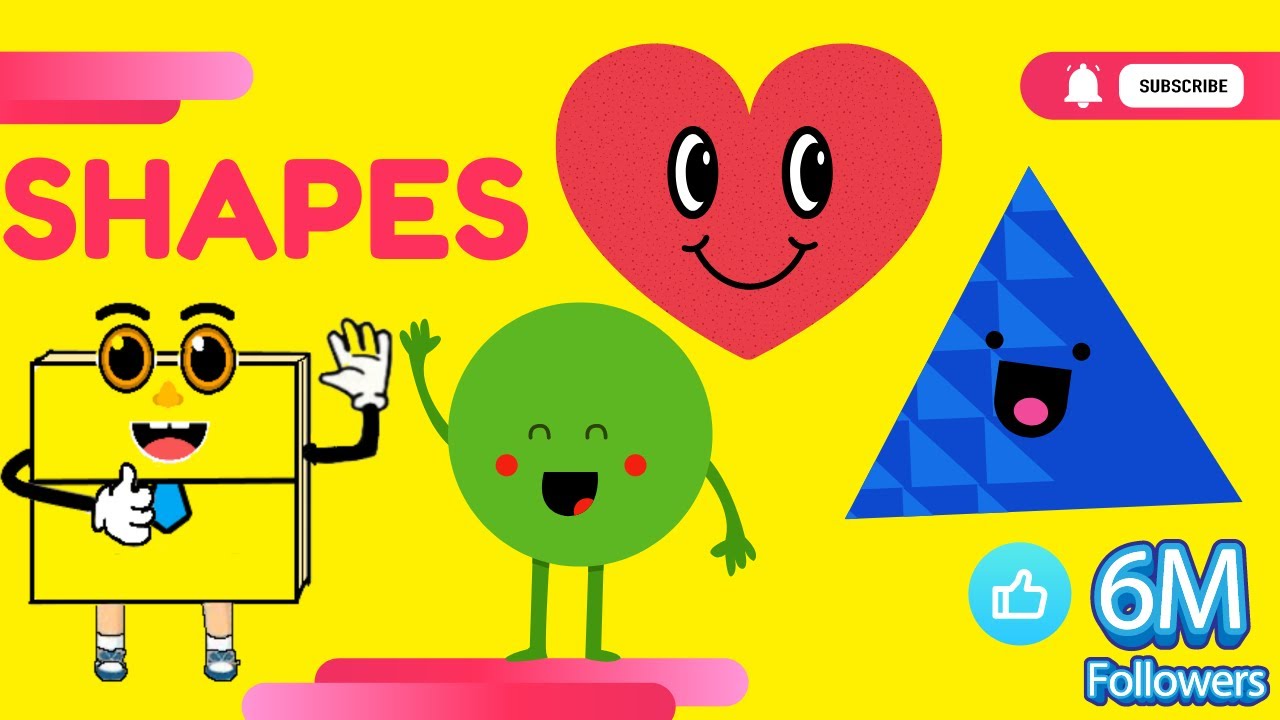 Shapes | Learn Shapes for Children | Shapes with Spelling | we are ...
