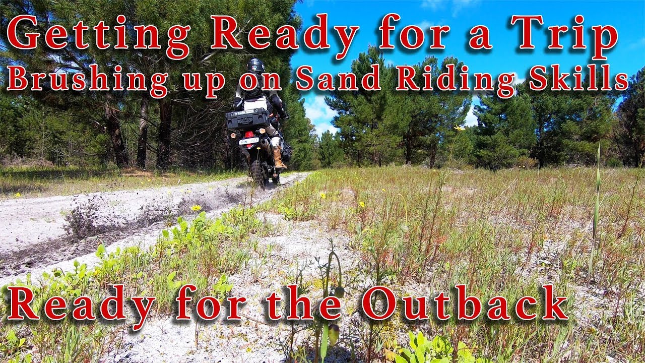 Sand riding practice on the KLR 650 (Getting ready for an adventure ...