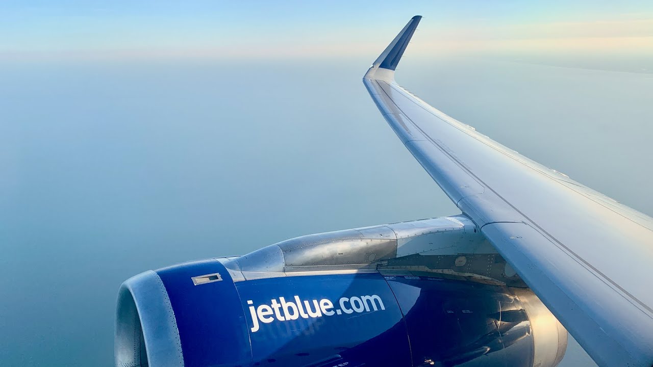 STUNNING Evening Takeoff – JetBlue Airways A321-231 Takeoff New York ...