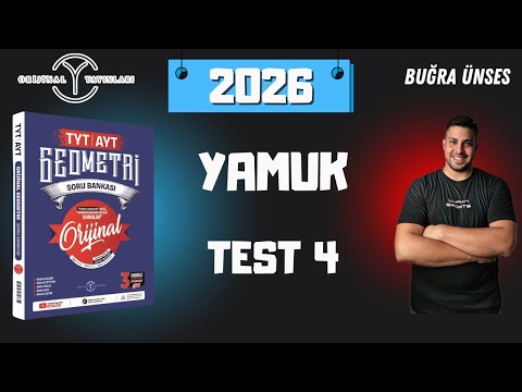 Yamuk| Test-4 | TYT-AYT Orijinal Geometri Soru Bankası 2026