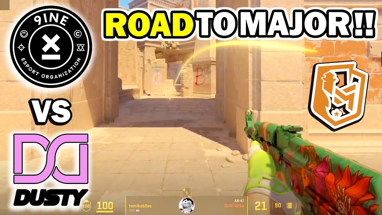 ROAD TO MAJOR!! - 9INE vs Dusty - HIGHLIGHTS - PGL CS2 MAJOR COPENHAGEN ...