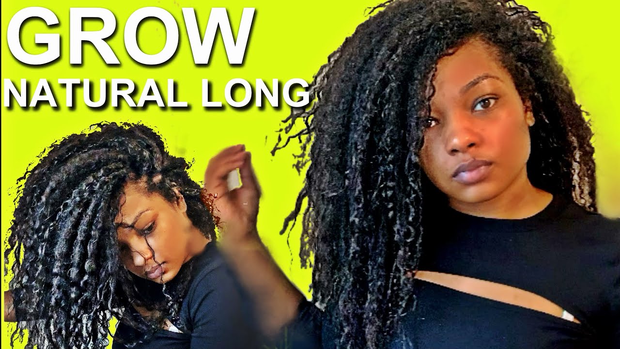 How To Grow Natural Hair 2020 - YouTube