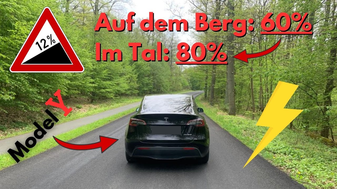 Rekuperation Tesla (DOWNHILL!) - YouTube