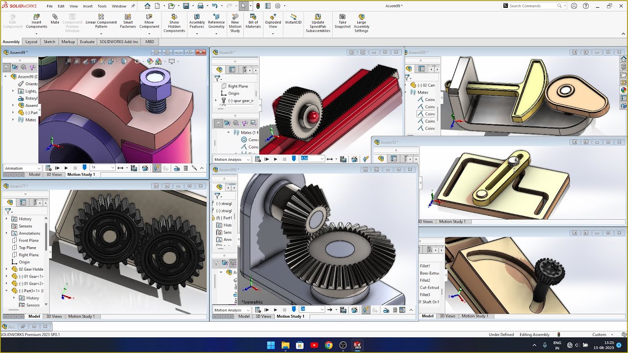 mechanical mate assembly solidworks #solidworks - YouTube