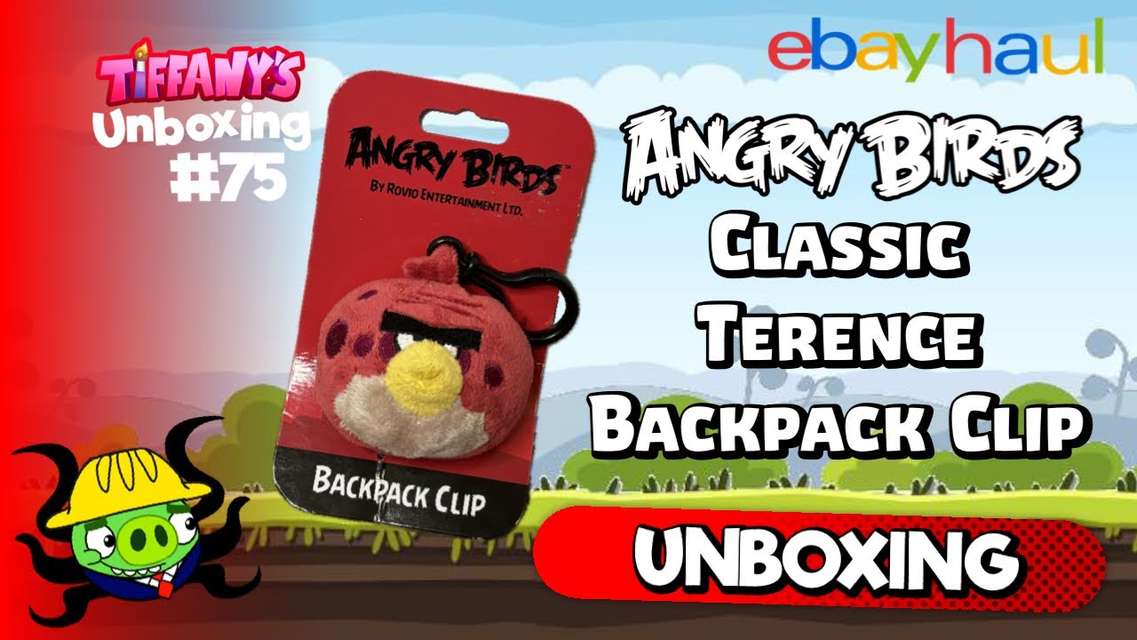 eBay Haul: Angry Birds Classic Terence Backpack Clip | Tiffany’s ...