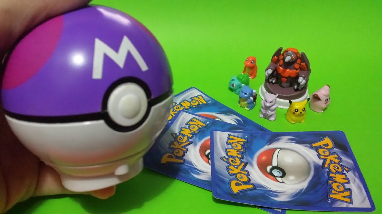 POKEMON PIKACHU Blastoise Figure & Pokeball Poke Purple Ball Toys - YouTube
