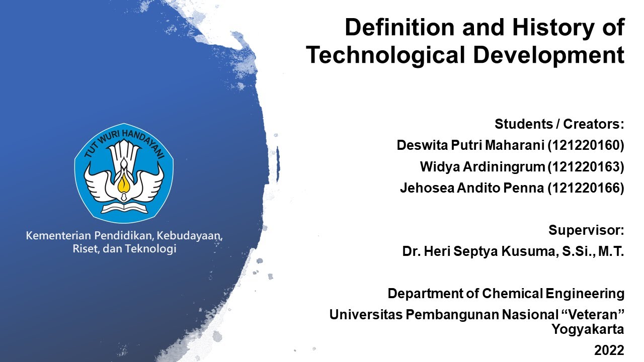 Definition and History of Technological Development - YouTube