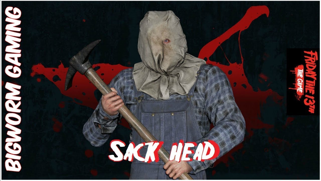 LIVE "Friday the 13th" Jason Sack Head Voorhes PS4 - YouTube