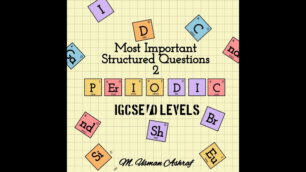 Past Paper Questions| Periodic Table & Metallic Elements| IGCSE, O ...