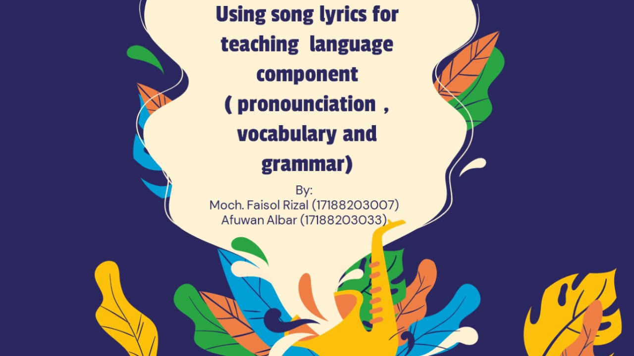 How to teach language components by using song lyrics - YouTube