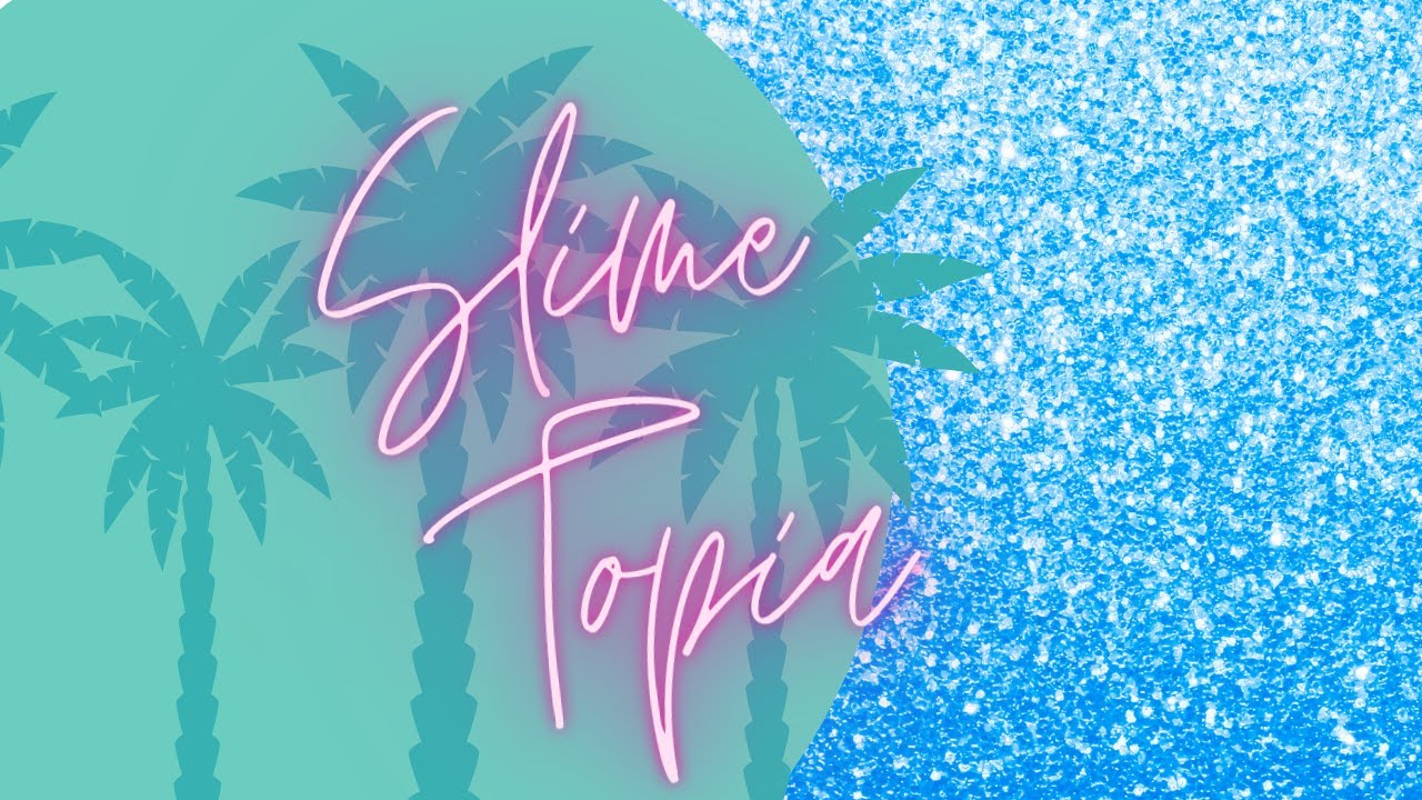 How to have fun making fluffy blue slime!! SLIMETOPIA - YouTube