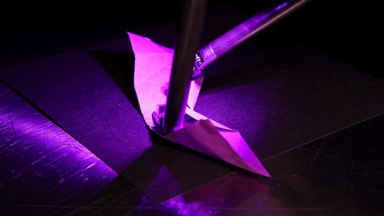 Robotic origami - moustache - movember 2017 - YouTube