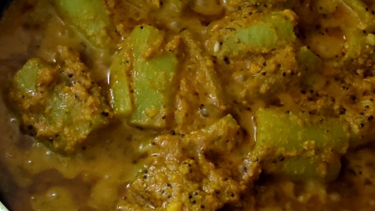 గుత్తి బీరకాయ కూర, stuffed ridge gourd curry - YouTube