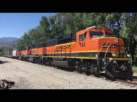 BNSF 145, 149, 113 Pasadena Local FT Mechanical Crossing Bells 4-15-2020 - YouTube