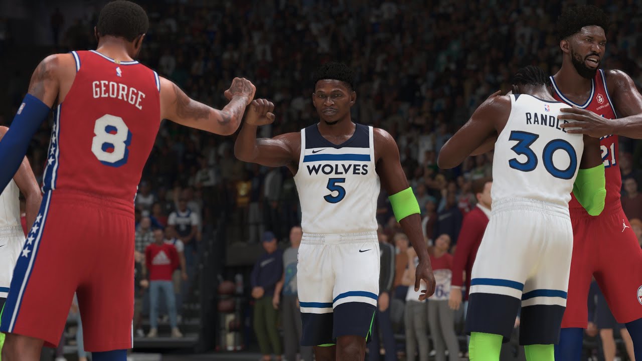 NBA PRESEASON MINNESOTA TIMBERWOLVES vs PHILADELPHIA 76ERS NBA 2K25 ...