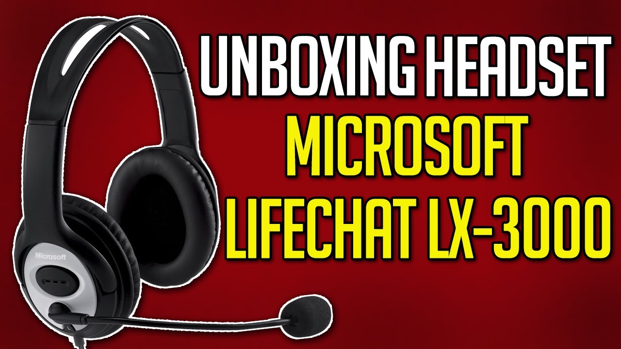Unboxing: Headset Microsoft LifeChat LX-3000 (Pt-Br) - YouTube