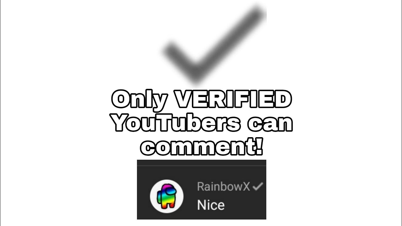 Only Verified Youtubers Can Comment Youtube