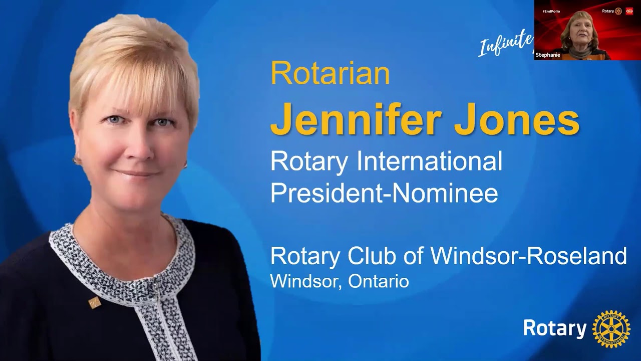 Women In Rotary -Jennifer Jones Rotary International President-Nominee ...