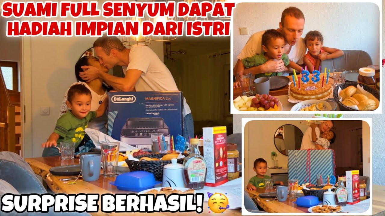 BANGUN SUBUH SIAPIN KEJUTAN ULTAH BUAT SUAMIKU - YouTube