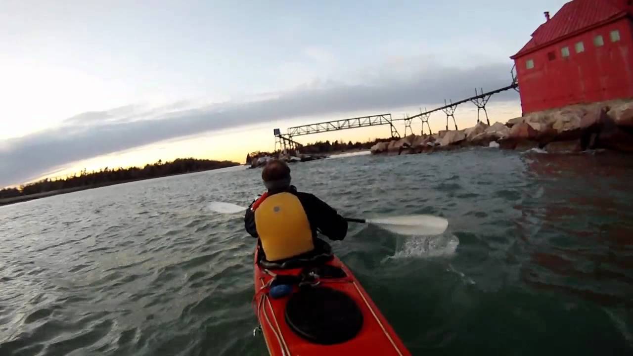 Kayak from Portage Park to Sturgeon Bay Canal - YouTube