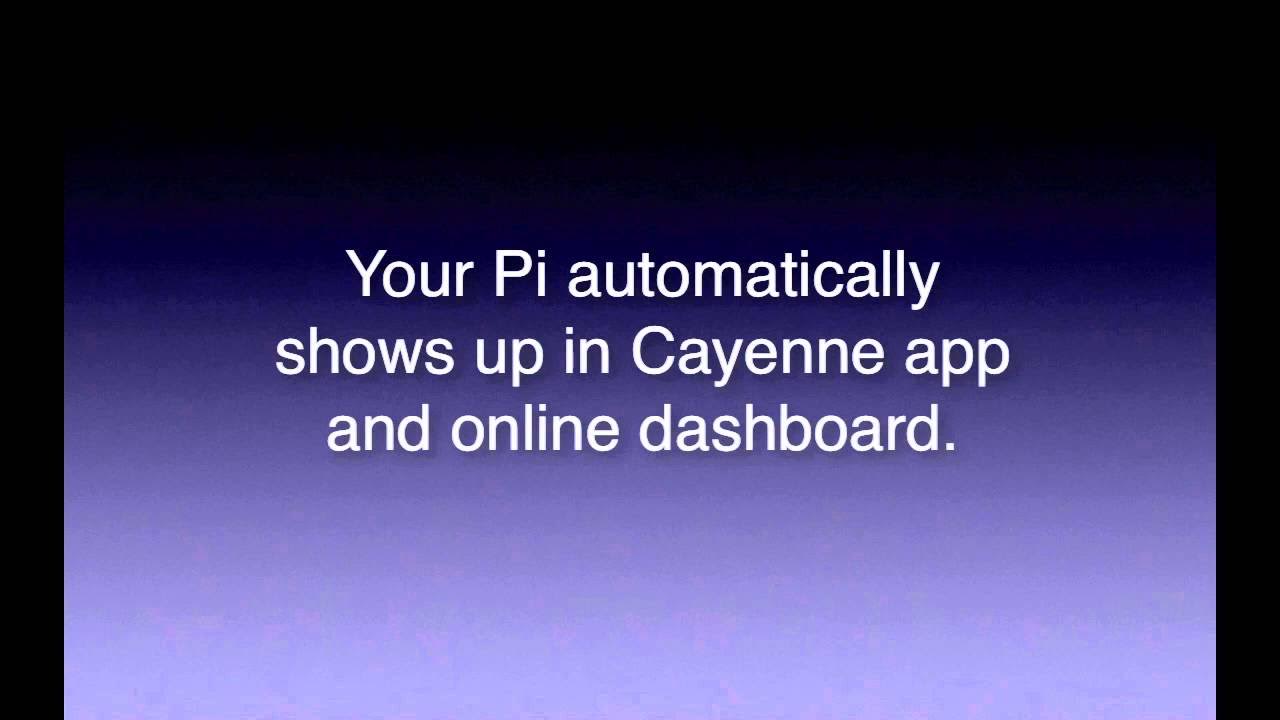 Setting up your Raspberry Pi with Cayenne iOS Phone App - YouTube