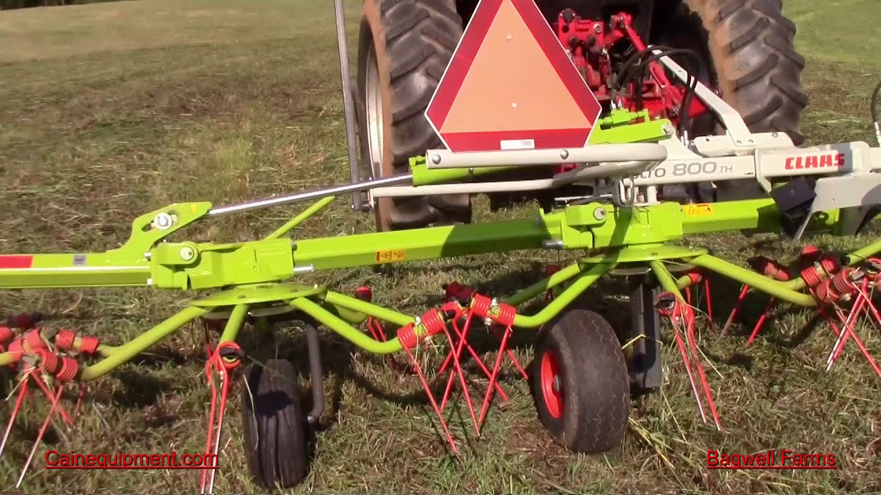 New CLAAS VOLTO 800TH Tedder DEMO/REVIEW By A FARMER PART 1 - YouTube