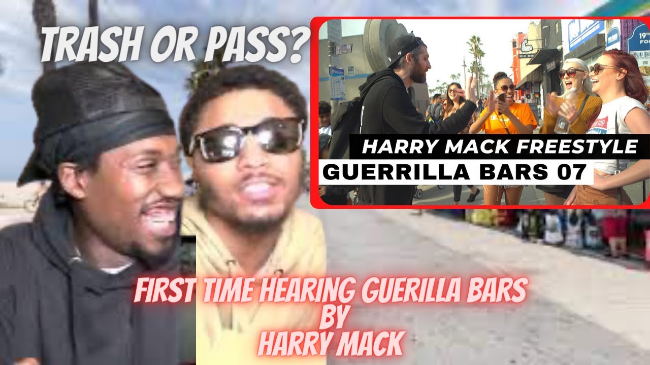 FIRST TIME WATCHING HARRY MACK Guerrilla Bars Ep.7 Freestyle Rap Based ...