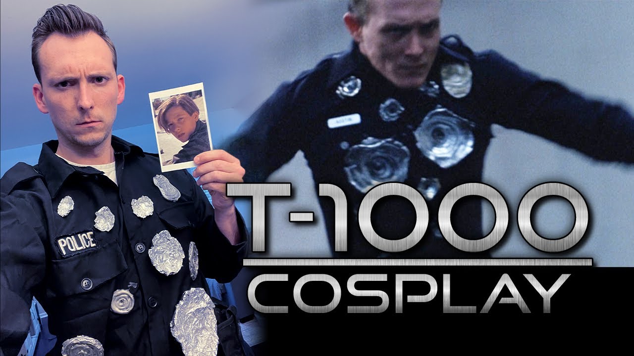 T 1000 Cosplay Terminator 2 Halloween Costume Youtube