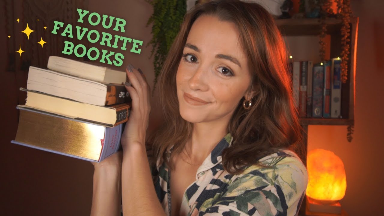 ASMR | Reading My SUBSCRIBERS' Favorite Books! 📚 (whispers, tapping ...