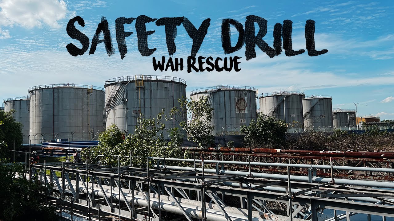 Shell Project Safety Drill (Working at Height Rescue) - YouTube