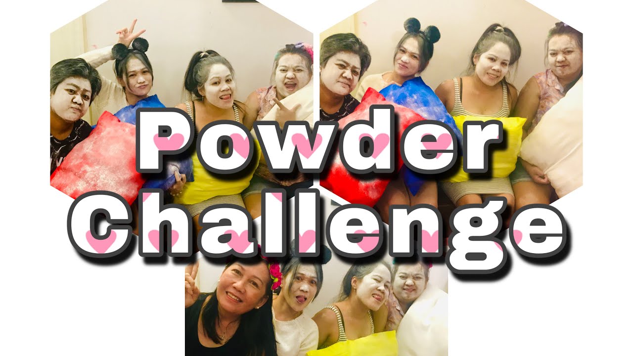 POWDER CHALLENGE w/goradabarkadas - YouTube
