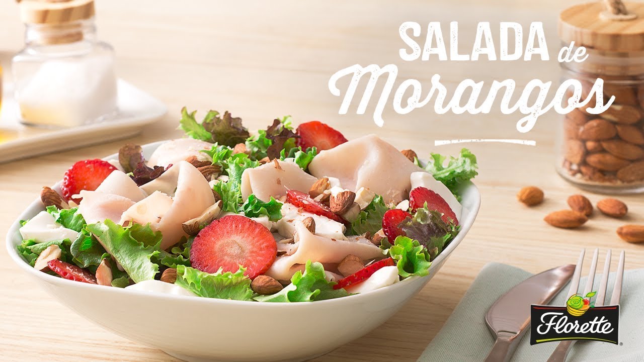 Salada de Morangos - Receitas Florette - YouTube