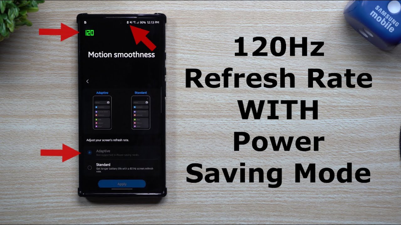 120hz Refresh Rate With Power Saving Mode HACK! - YouTube