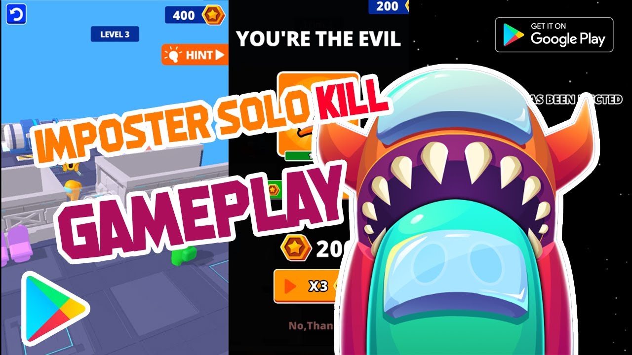 Imposter Solo Kill Gameplay - (Android/iOS) - YouTube