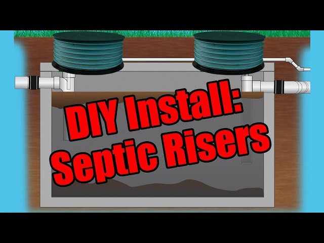 Concrete Septic Tank Riser 4+ Hundred Riser Installation Royalty Free