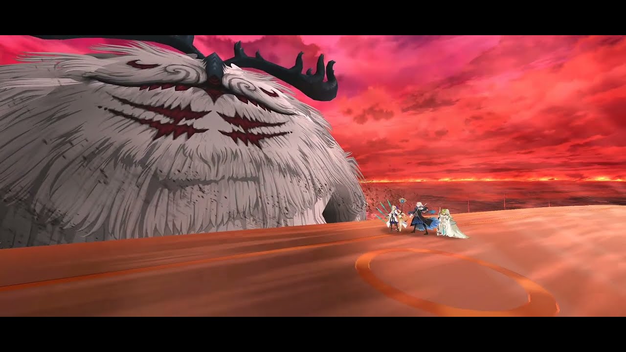 Fate/Grand Order [NA]: lostbelt 6: Cernunnos boss fight, 4turn clear ...