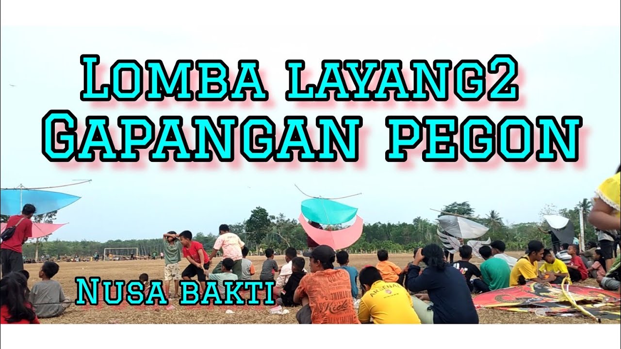 lomba layang2 dilapangan bola nusa bakti belitang 3 okut - YouTube