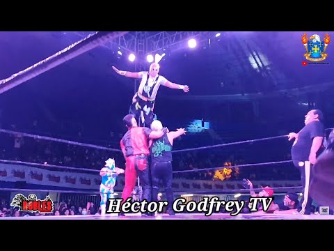 MICRO MAN, CARAMELITO,TSUKY VS GUAPITO, DOBLE CARA Y MINI FUSION