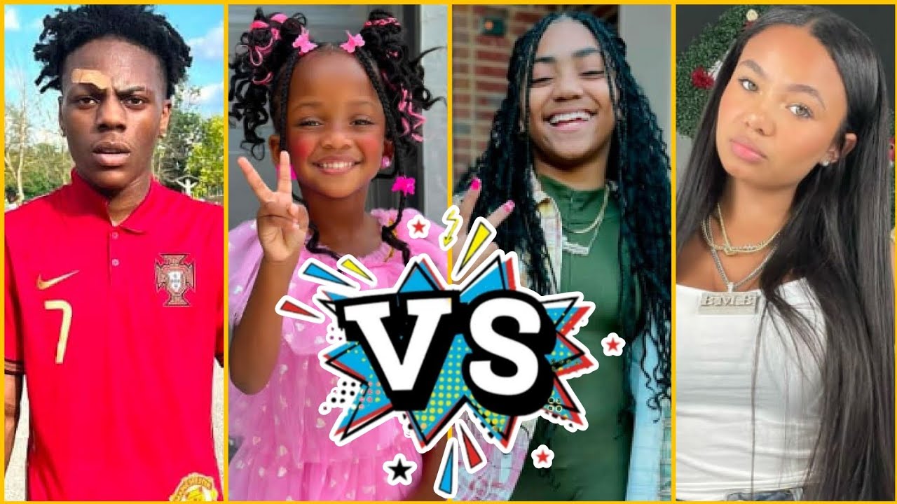 Malenia Ava (B.E.A.M Squad) VS Khalani Simon (Lani Love) VS Brooklyn Queen VS IShowSpeed - YouTube
