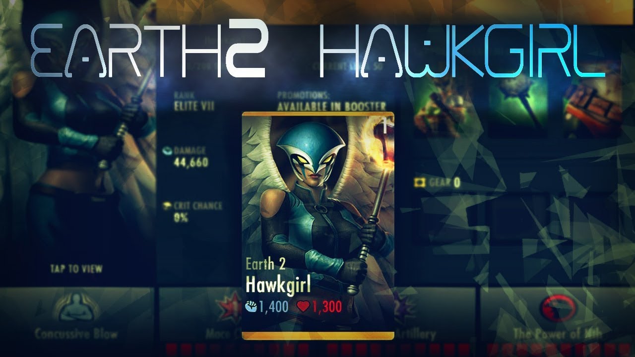 Earth 2 Hawkgirl! Injustice Gods Among Us 2.17! IOS/Android - YouTube